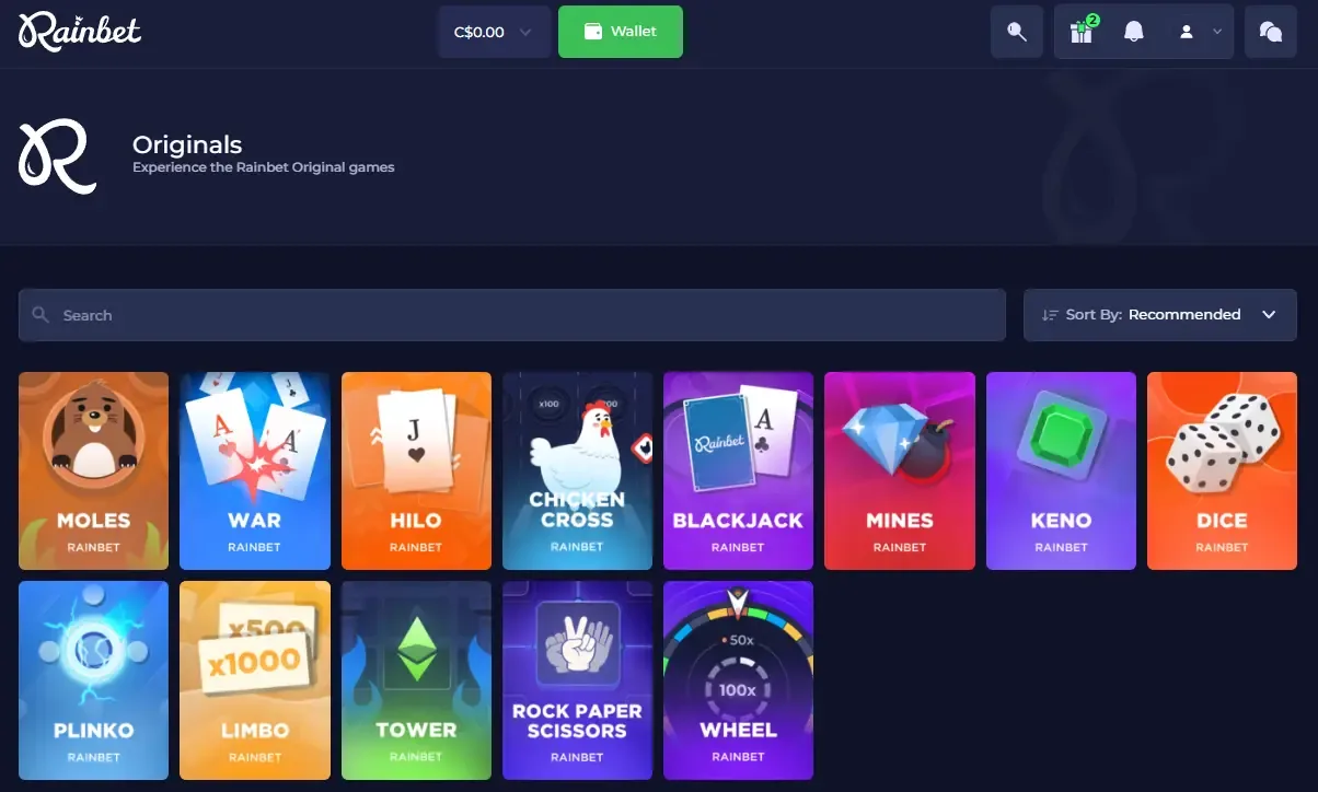 Rainbet Games Canada – Online Casino for Canadian Players